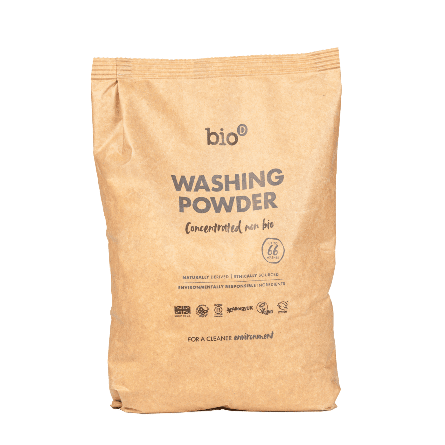 Eco Friendly Washing Powder 2kg UK - The Bio-D Company