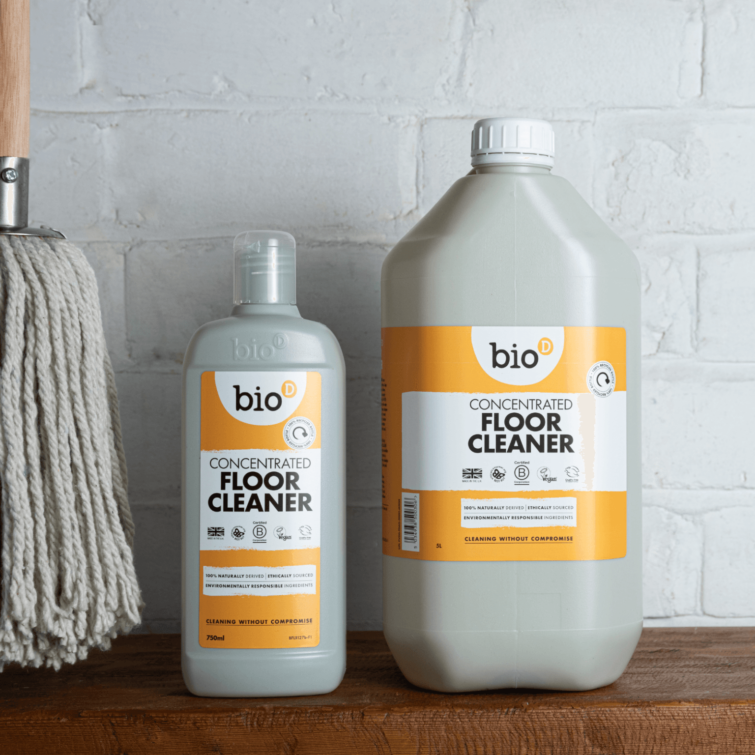 Eco Friendly Concentrated Floor Cleaner 750ml UK - The Bio-D Company