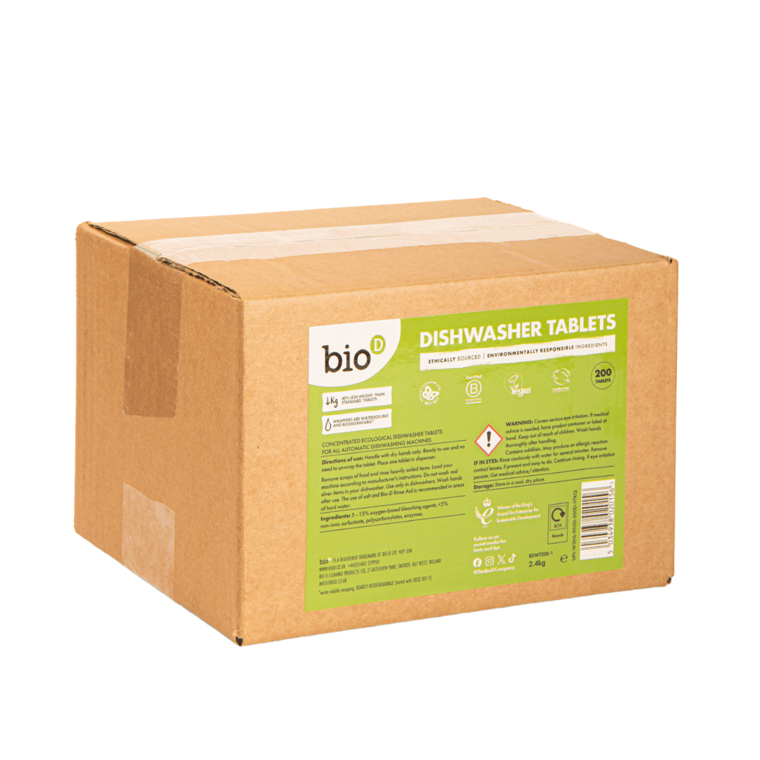 Eco Friendly Dishwasher Tablets X200 UK